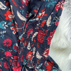 William Rast | Tops | William Rast Ramsey Choker Peasant Blouse Floral ...